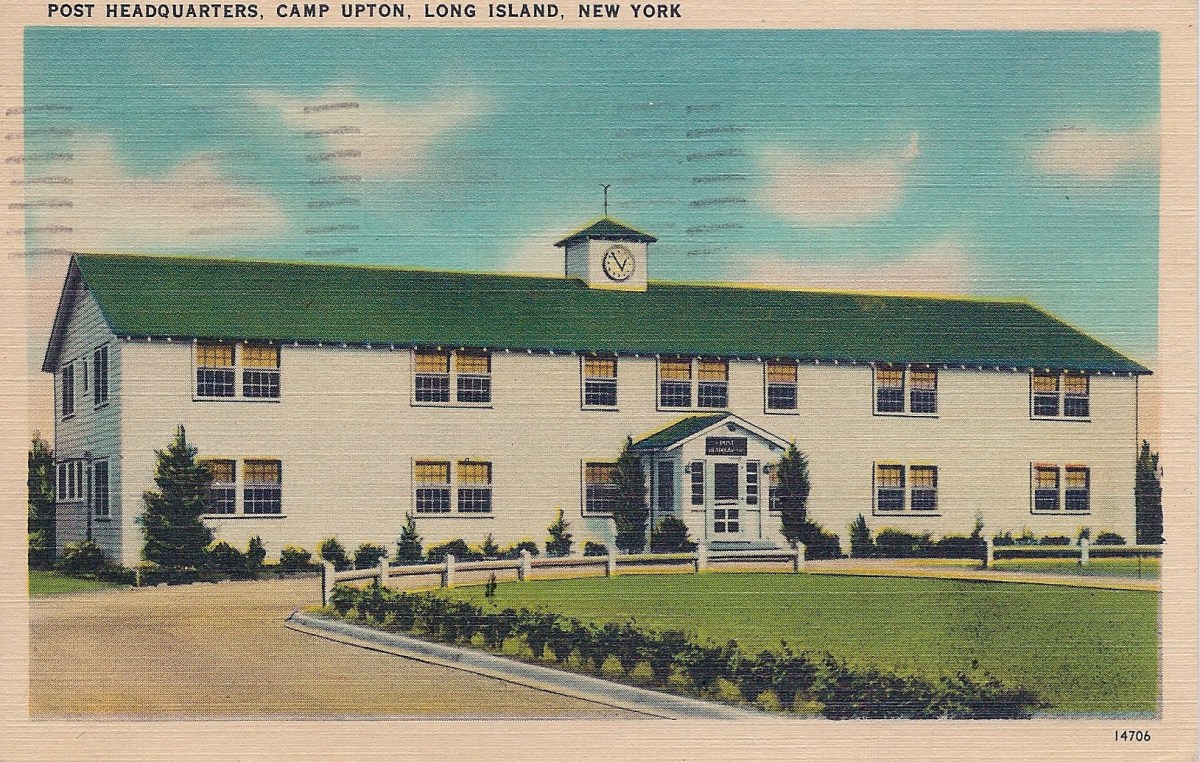 Entering the Army Through Camp Upton – Well, Happy and Safe