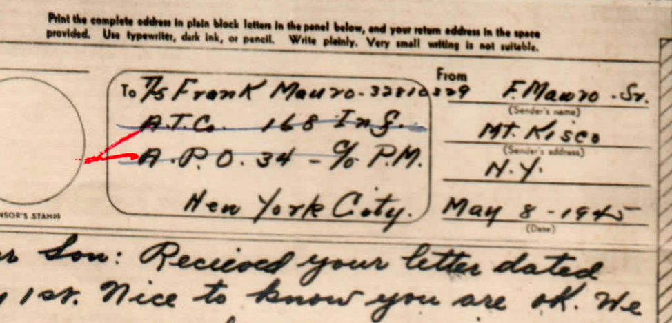 1945 Letters – Well, Happy and Safe